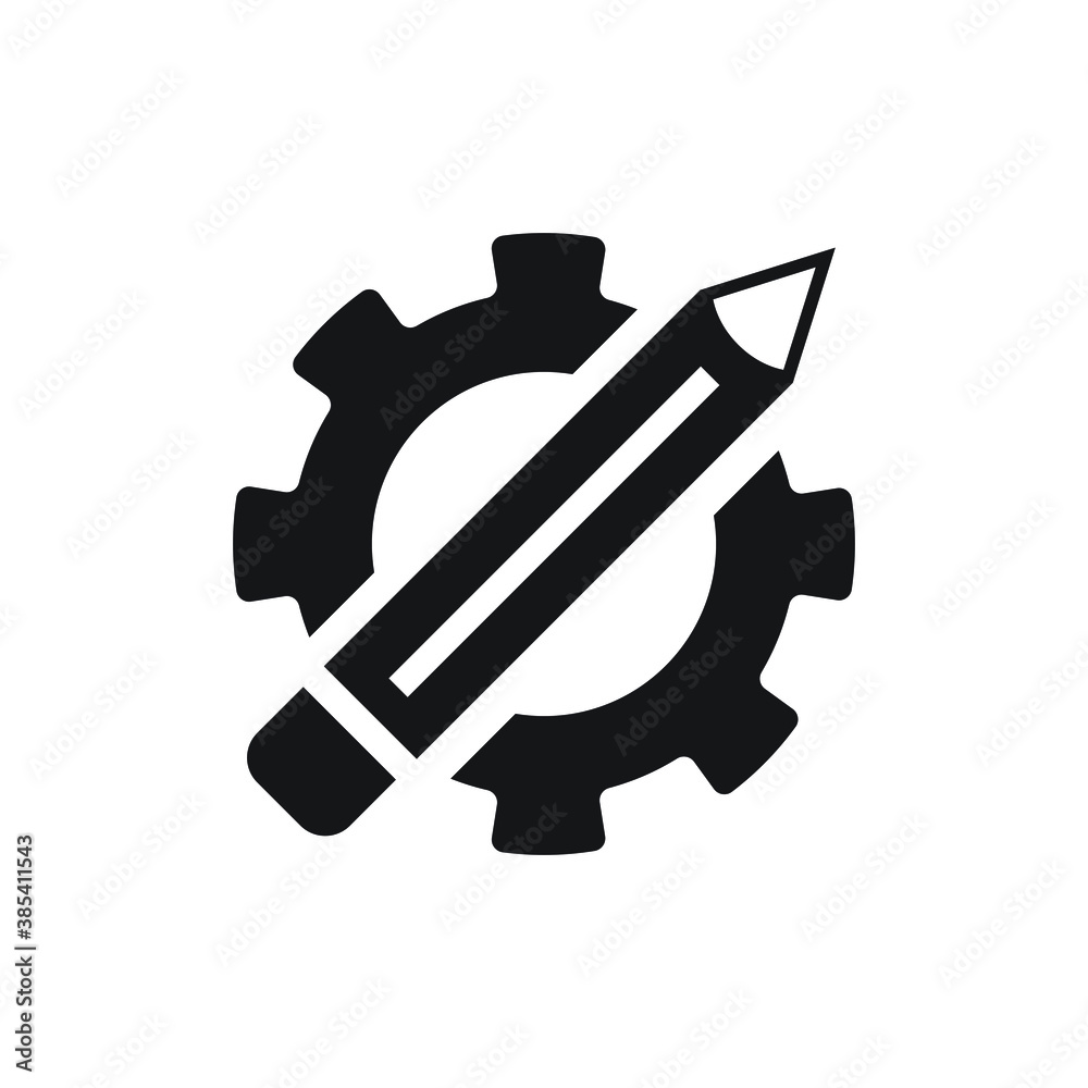 Implementation icon design isolated on white background Stock Vector ...