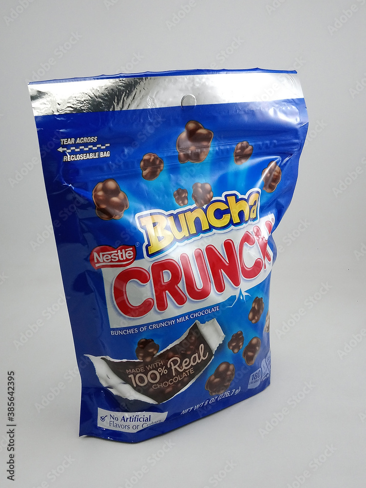 Nestle crunch bruncha milk chocolate in Manila, Philippines Stock Photo ...