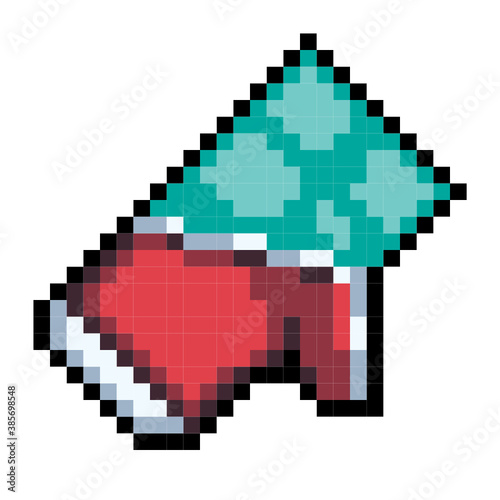 Mint chocolate pixel art. Vector pixel art. Pixel art a tasty brown ... Mint chocolate pixel art. Vector pixel art. Pixel art a tasty brown ...