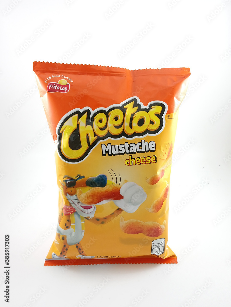 Frito lay cheetos mustache cheese Stock Photo | Adobe Stock