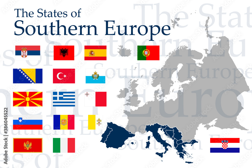 Southern Europe Flag