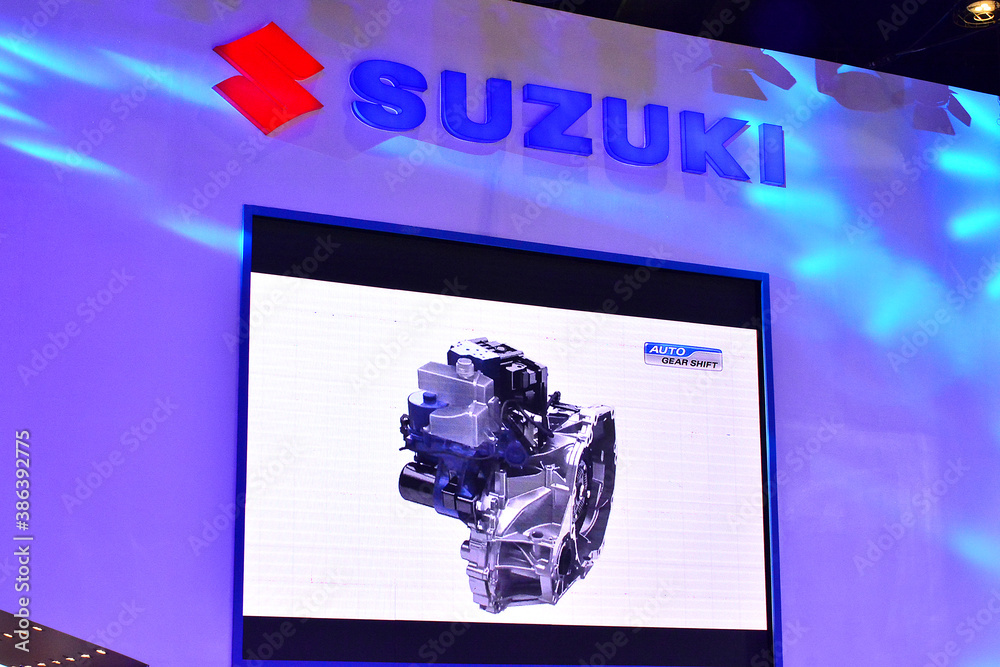 Suzuki LED screen at Manila International Auto Show in Pasay ...