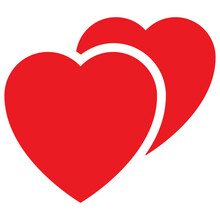 Two Overlapping Hearts Free Stock Photo - Public Domain Pictures