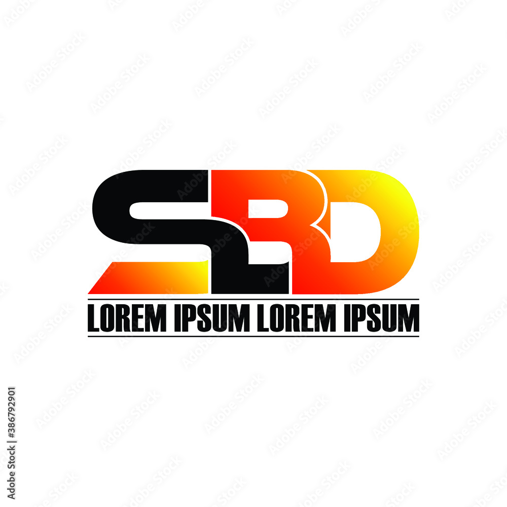 SBD letter monogram logo design vector Stock Vector | Adobe Stock