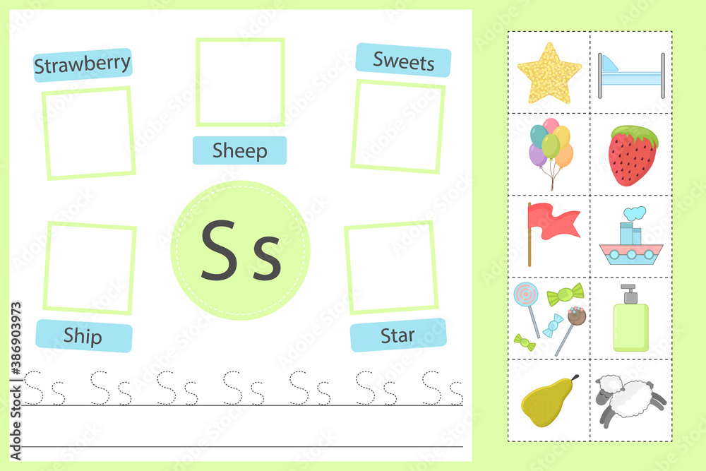 Alphabet tracing worksheet for preschool and kindergarten. Writing ...