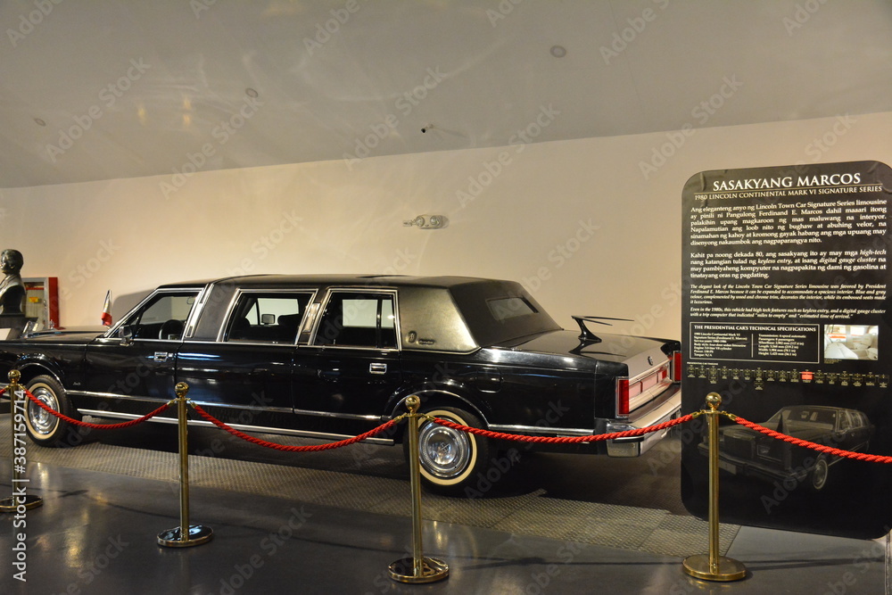 1980 Lincoln Continental Mark VI used by President Ferdinand Marcos ...
