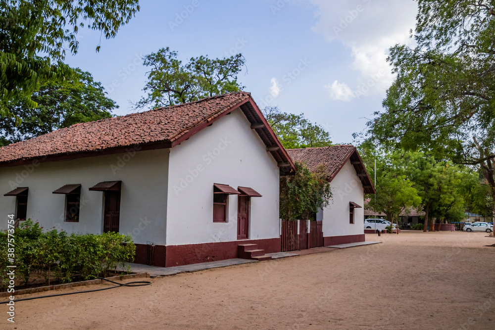 Various views of the Sabarmati Ashram Stock Photo | Adobe Stock