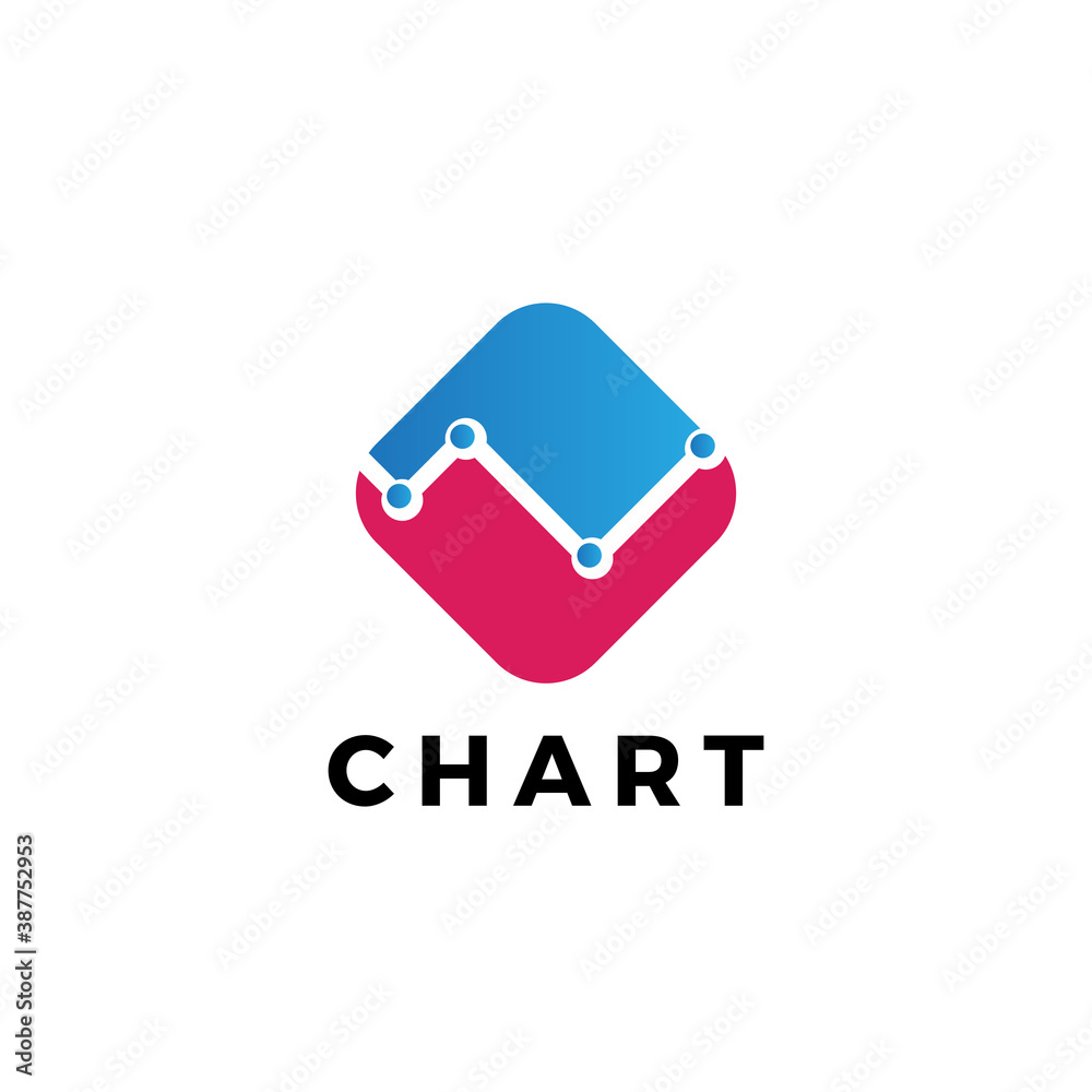 Analytics logo - data business technology finance information graph ...