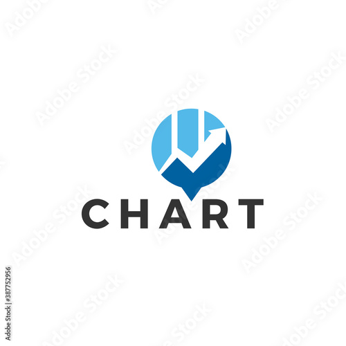 Analytics logo - data business technology finance information graph ...