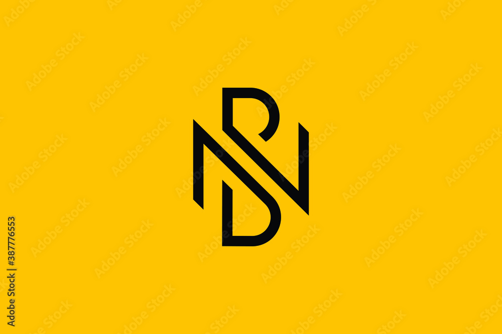 Professional Innovative Initial NB logo and BN logo. Letter NB BN ...