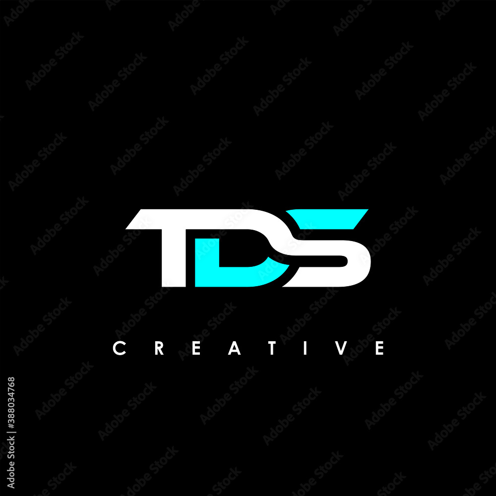 TDS Letter Initial Logo Design Template Vector Illustration Stock ...