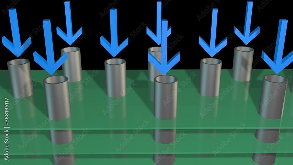 Microchannel heat exchange cooling system. Microfluidic cooling system ...