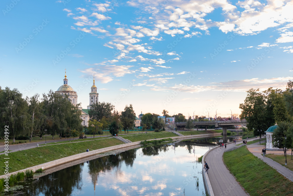 Russia, City of Orel, view of Assumption Cathedral of St. Michael the ...