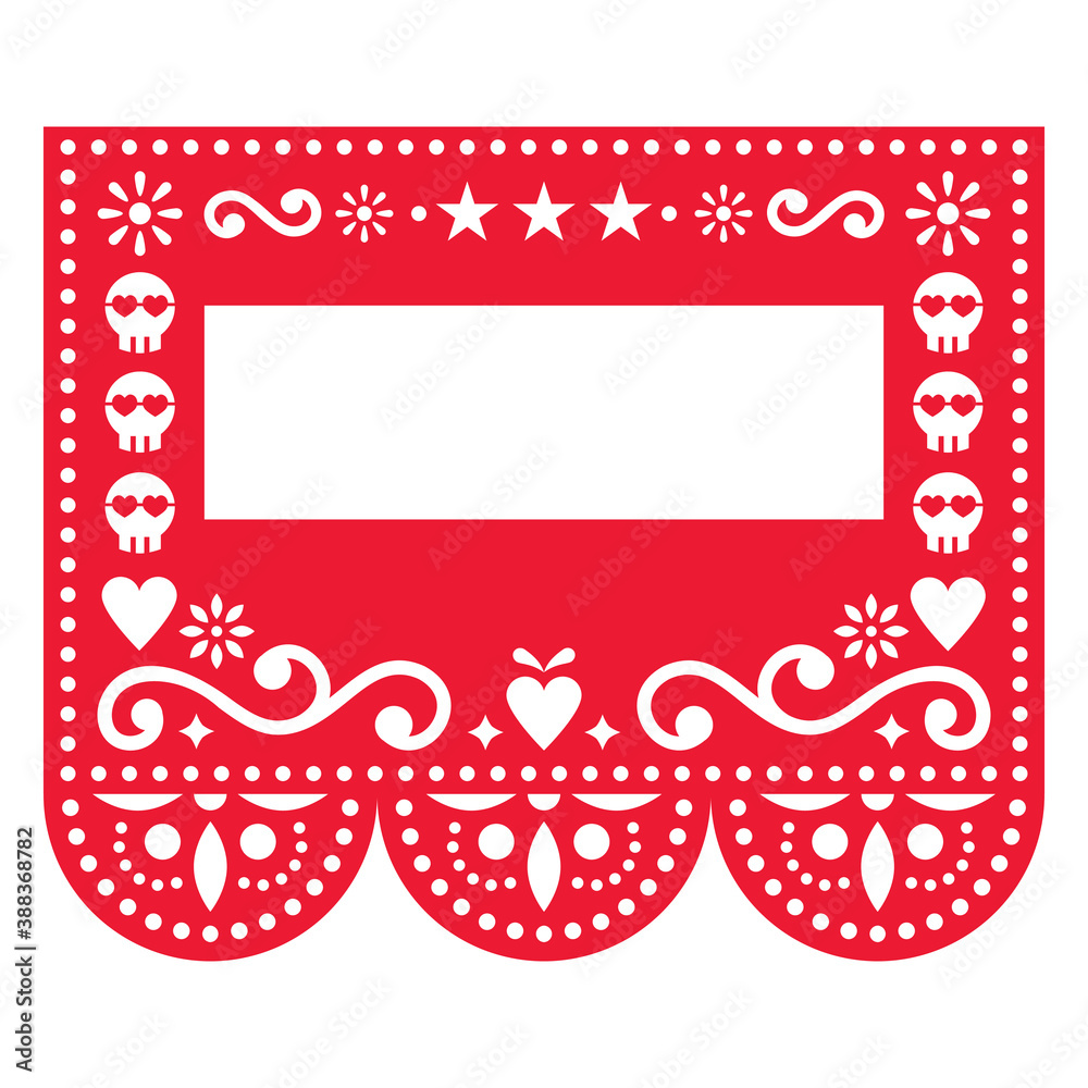 Dia de los Muertos - Day of the Dead and Halloween Papel Picado ...