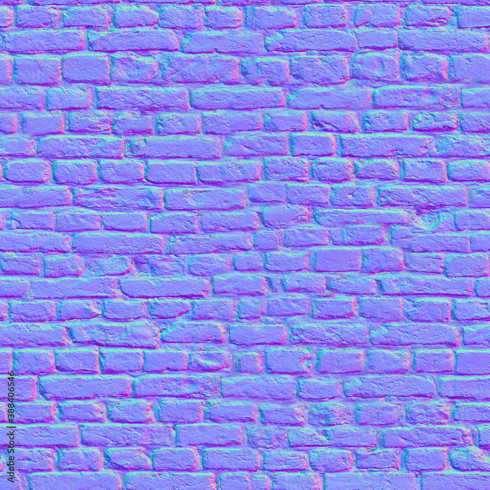 8K castle brick wall roughness texture, height map or specular for ...