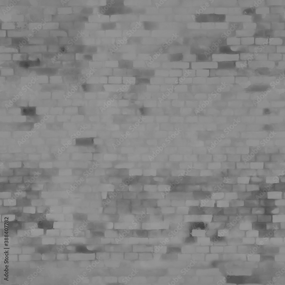 8K castle brick wall roughness texture, height map or specular for ...