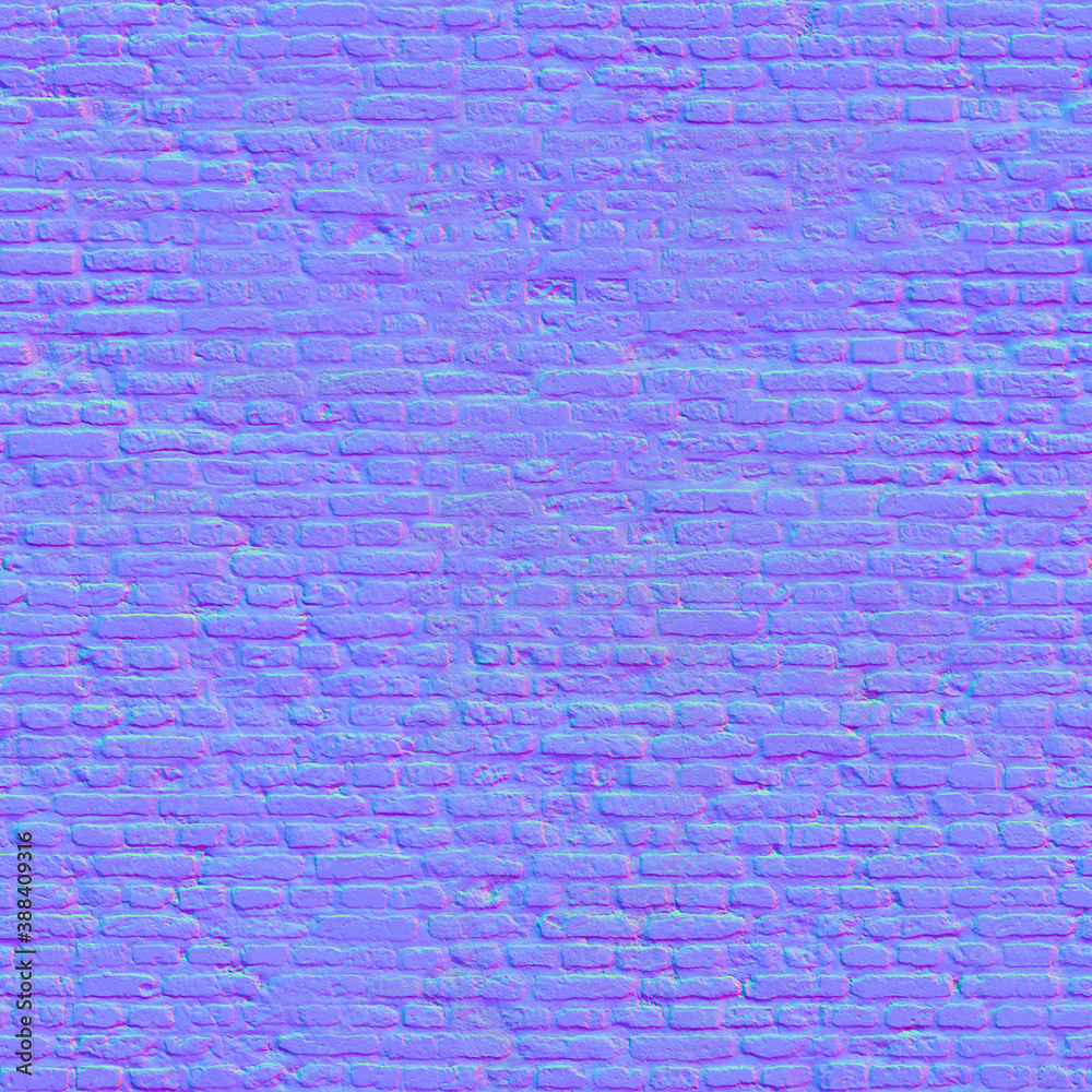 8K church brick wall roughness texture, height map or specular for ...