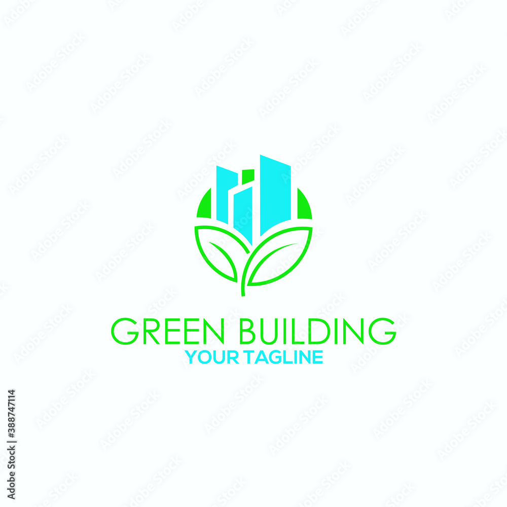 green building logo exclusive design inspiration Stock Vector | Adobe Stock