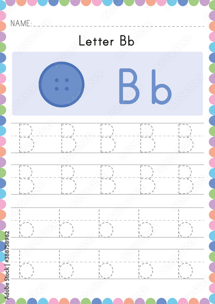 Alphabet Tracing Worksheet. Alphabet activity for pre schoolers and ...