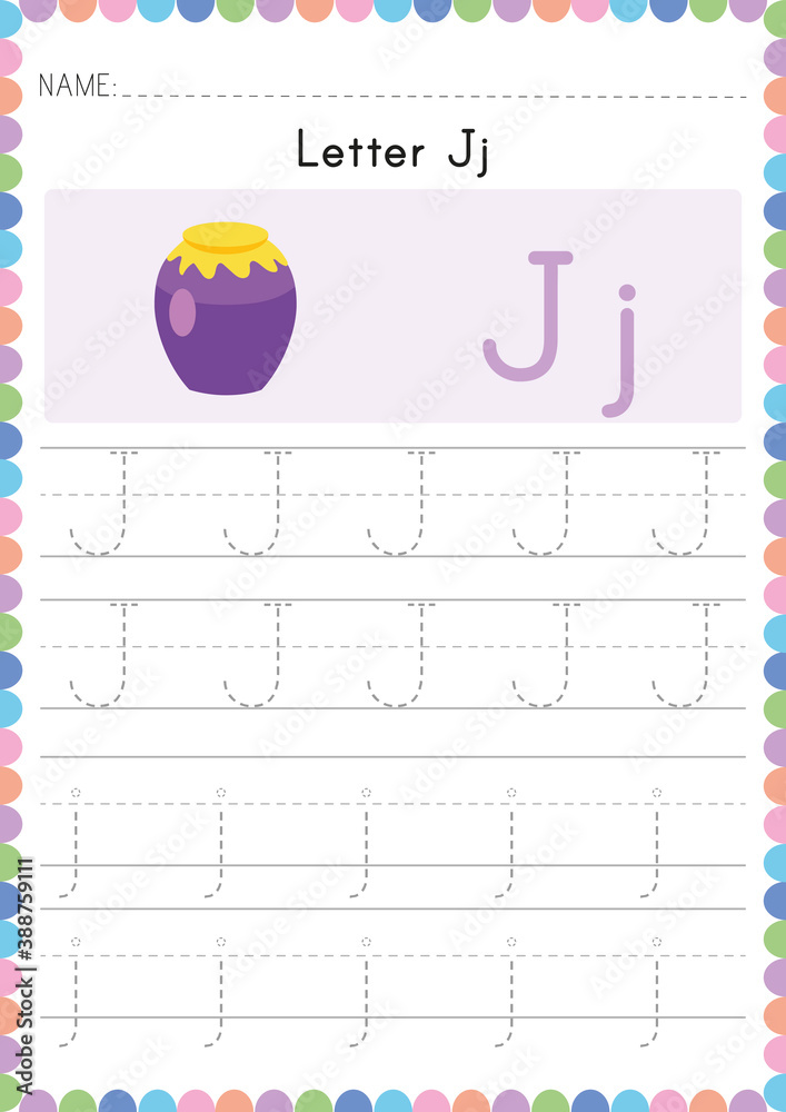 Alphabet Tracing Worksheet. Alphabet activity for pre schoolers and ...