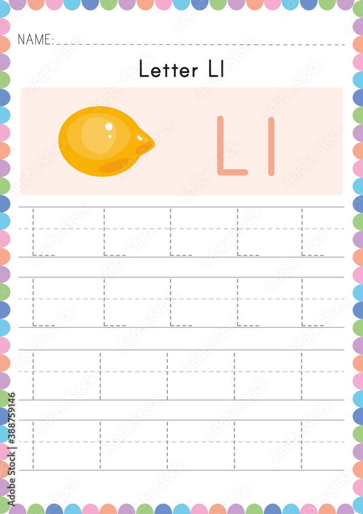 Alphabet Tracing Worksheet. Alphabet activity for pre schoolers and ...