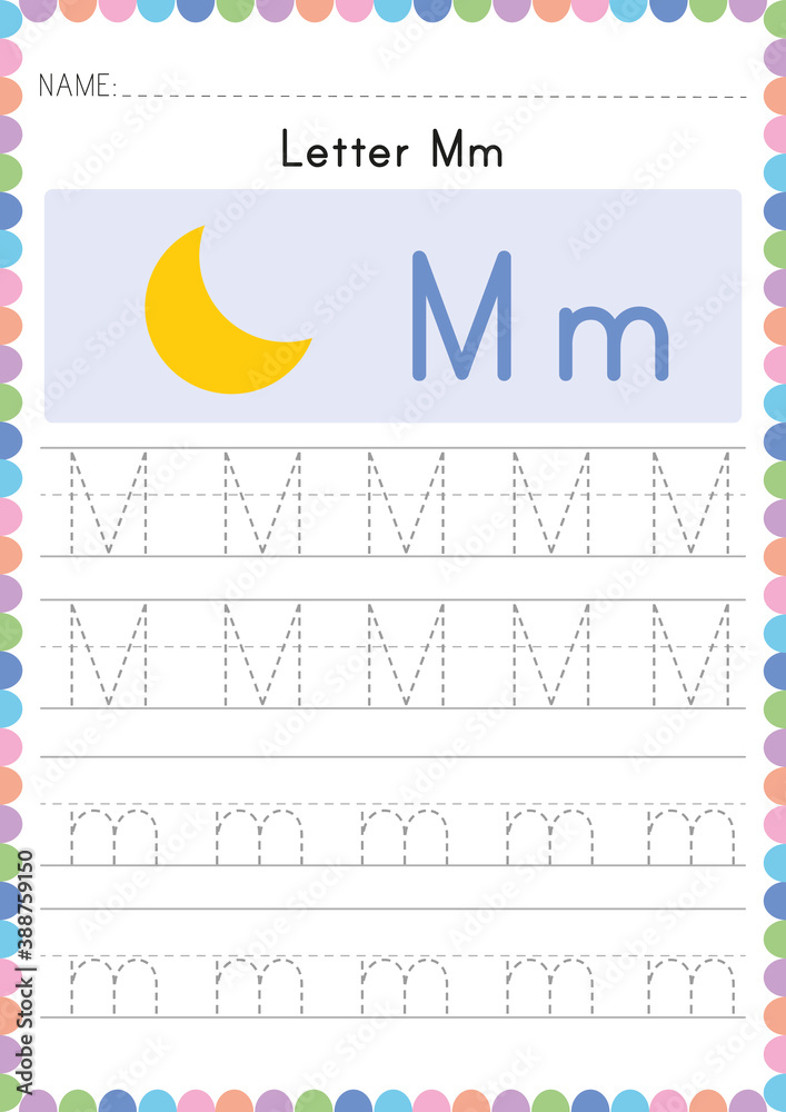 Alphabet Tracing Worksheet. Alphabet activity for pre schoolers and ...