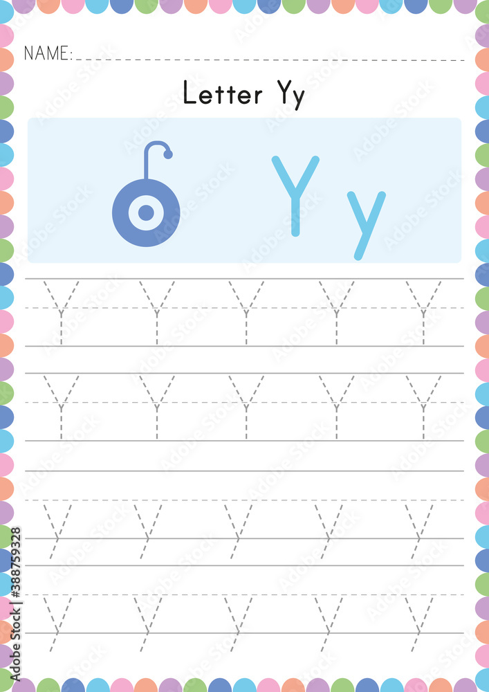 Alphabet Tracing Worksheet. Alphabet activity for pre schoolers and ...