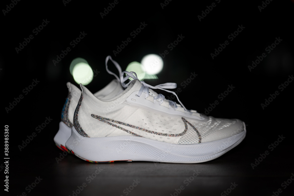 Bangkok / Thailand - January 2020 : Nike launch "Zoom Fly 3" in White ...
