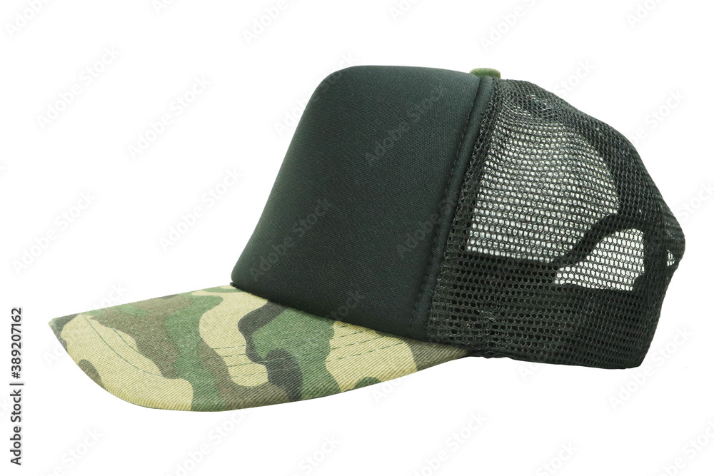 Military hat pattern on white background Stock Photo | Adobe Stock