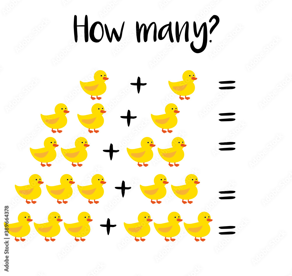 How many objects.Preschool Counting Activities. Printable worksheet ...