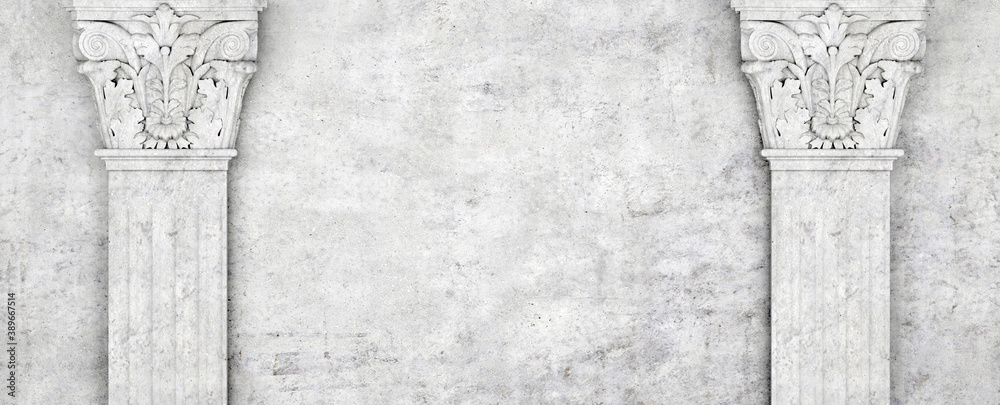 background in concrete texture with columns Stock Illustration | Adobe ...