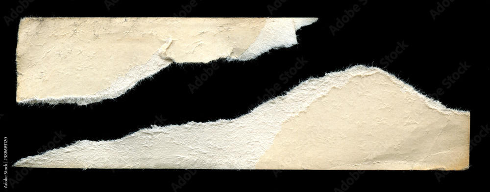 old vintage torn paper texture background Stock Photo | Adobe Stock