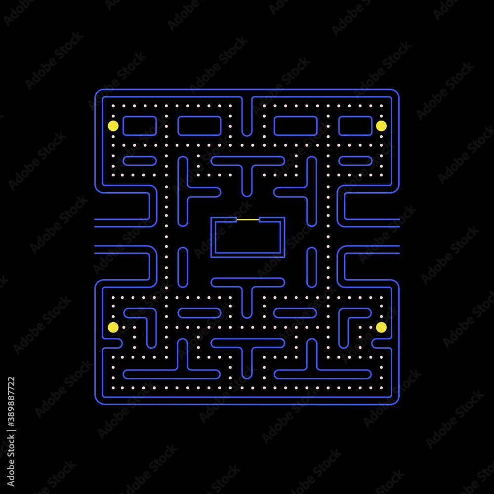 Pac man maze store