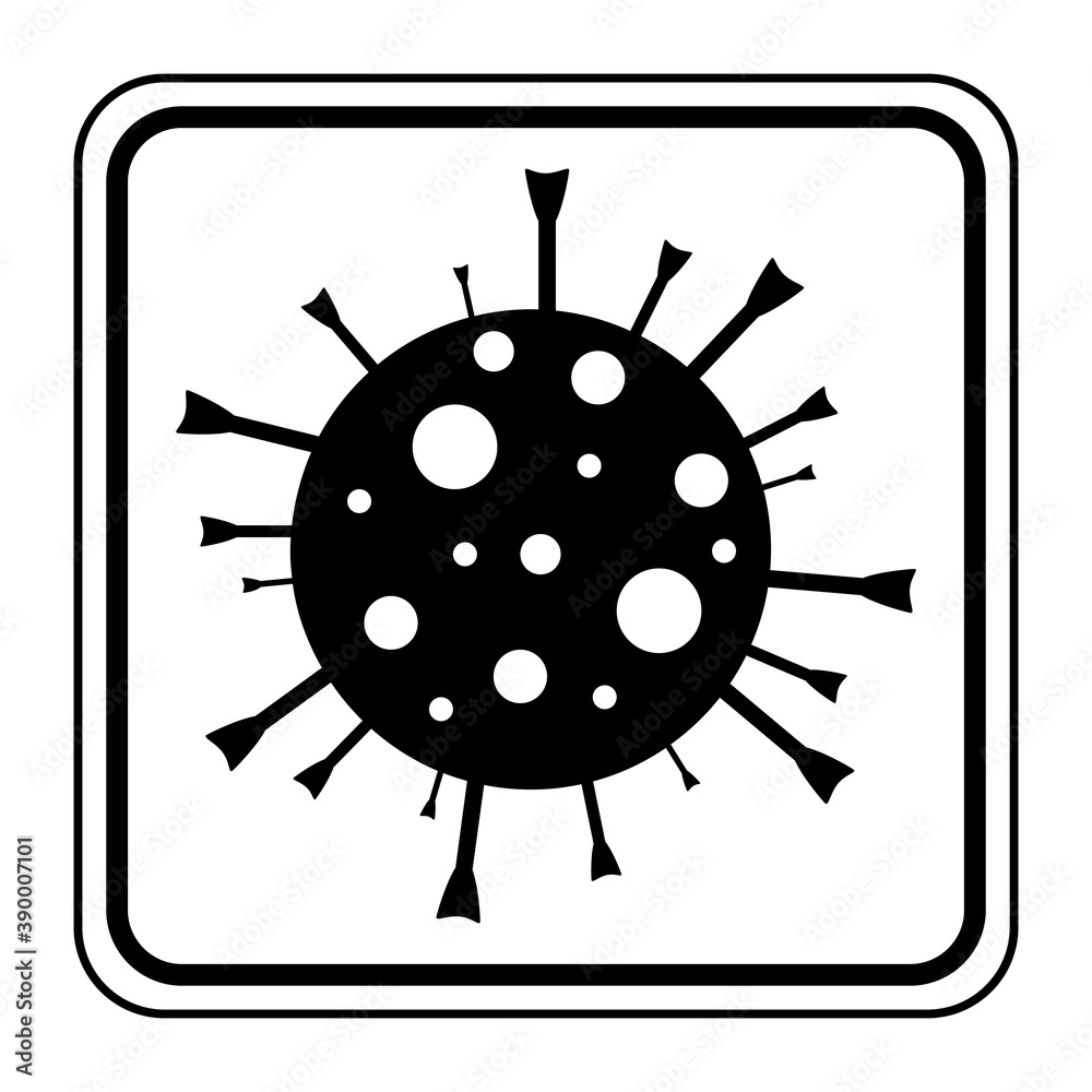 Logo microbe. Stock Vector | Adobe Stock