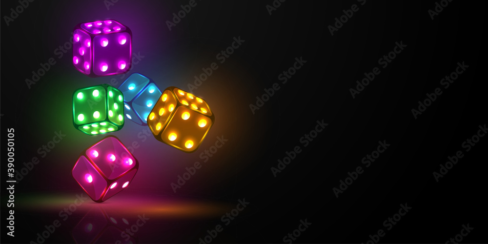 dice casino chips flying realistic tokens for gambling, cash for ...