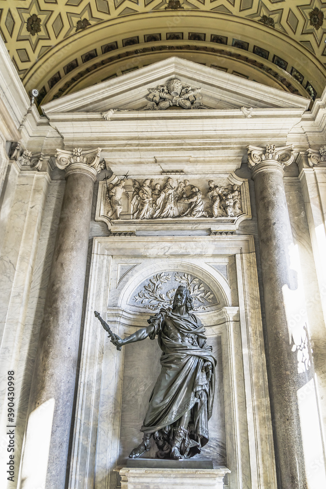 Foto de Stock Interior of Saint Mary Major Basilica (Basilica di Santa ...