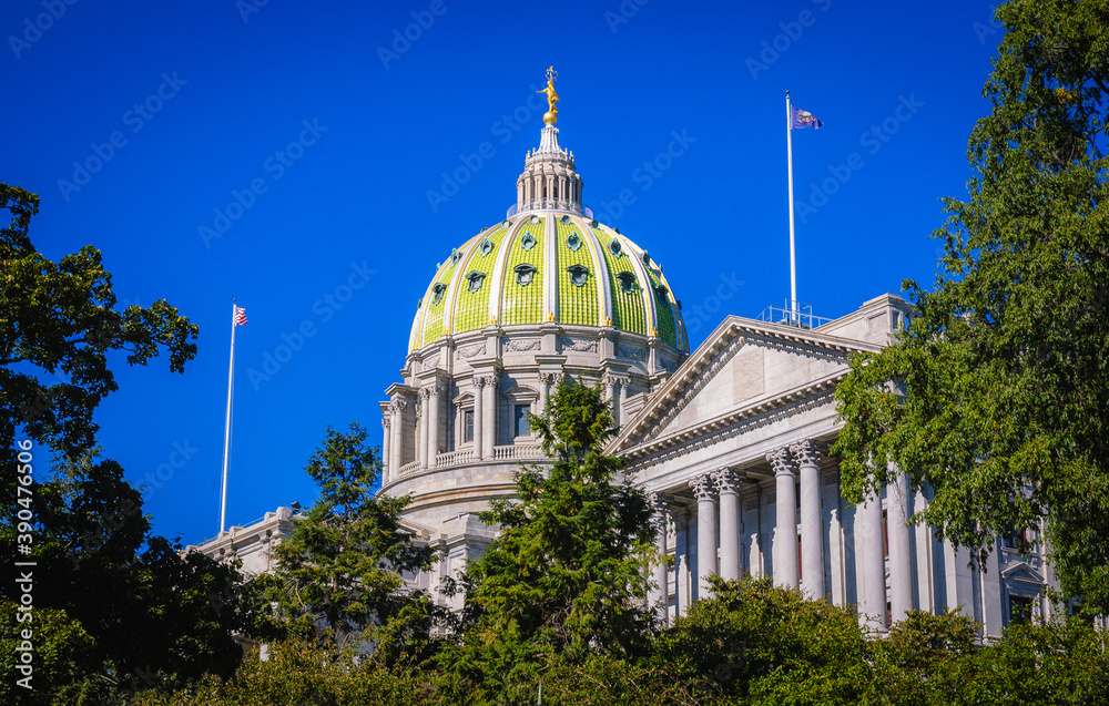 Pennsylvania State capitol building Stock Photo | Adobe Stock
