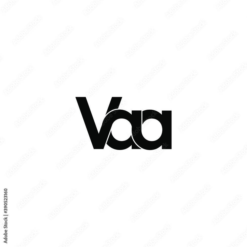 vaa letter original monogram logo design Stock Vector | Adobe Stock