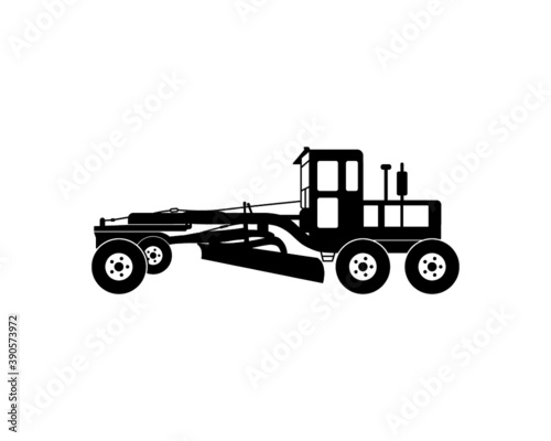 Road Grader, Motor Grader, Construction Vector, Cut file, for ...
