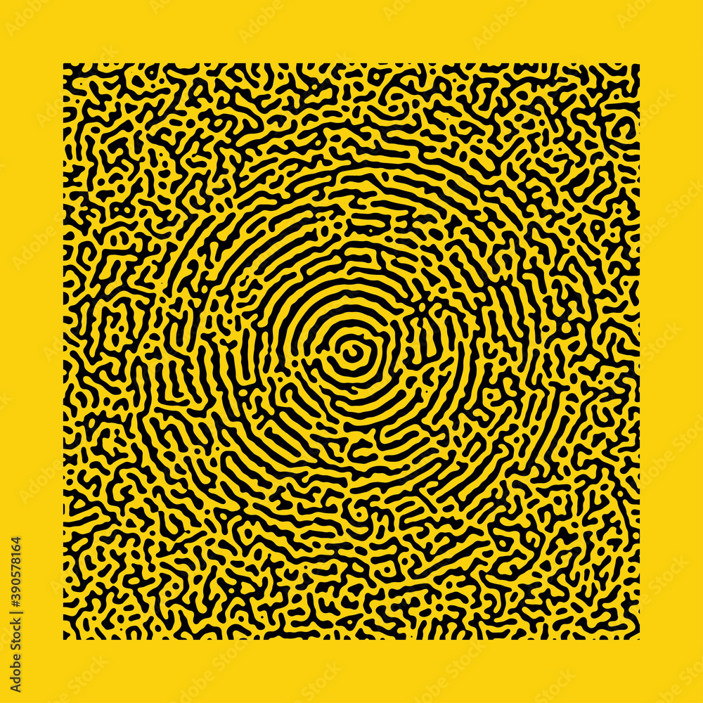 Reaction diffusion or turing pattern vector design caused by reaction ...