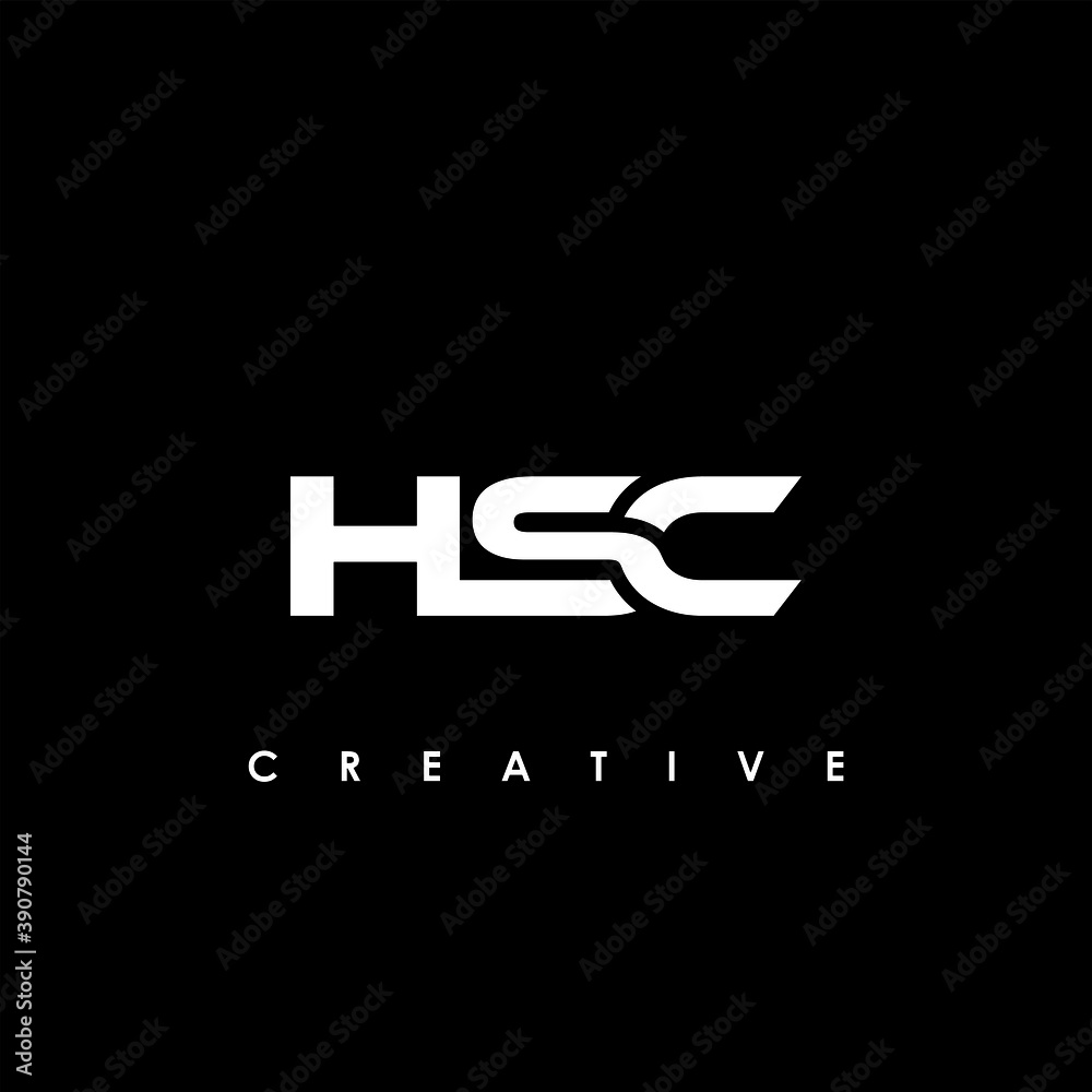 HSC Letter Initial Logo Design Template Vector Illustration Stock ...