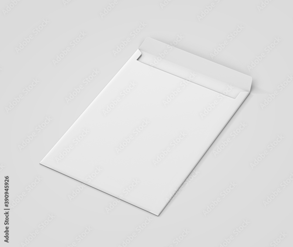 Realistic White Envelope C4/A4 mockup, Blank letter paper, c4 a4 c3 a3 ...