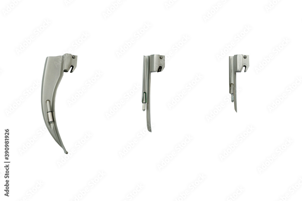 isolated picture of blade for direct laryngoscope for adult and ...