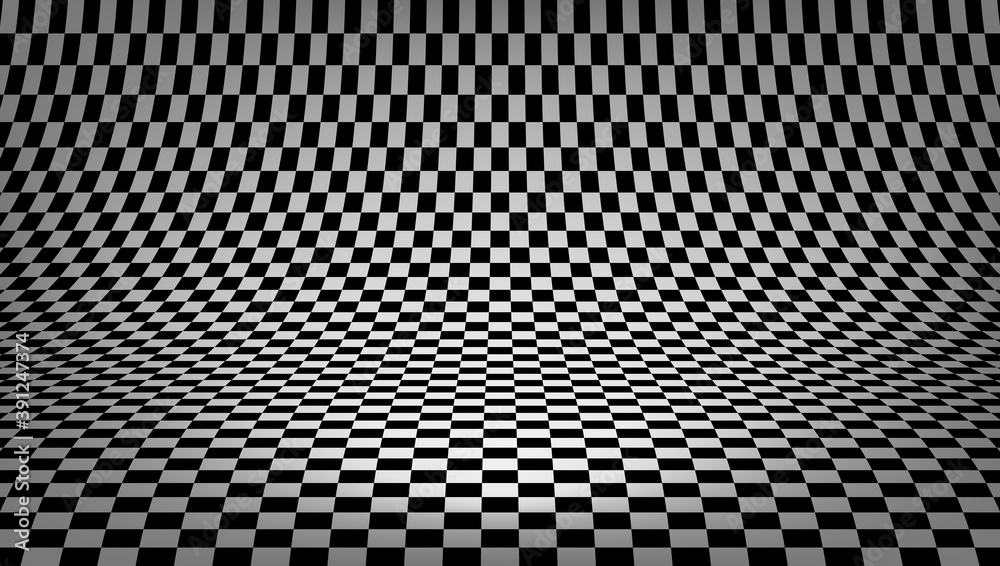 3D Black And White Checkered Texture Background Stock Vector | Adobe Stock