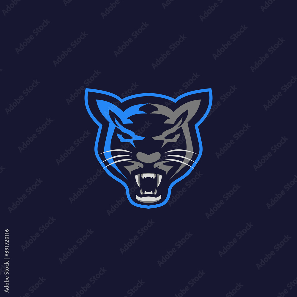 Panther logo mascot vector illustration. modern icons for logos and ...