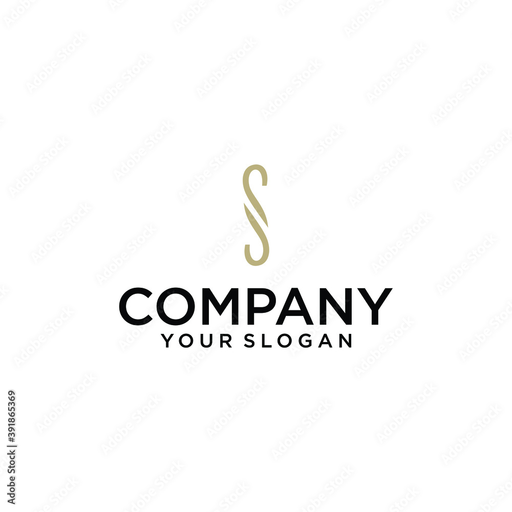 Letter SS with Love Heart Symbol Beauty Logo. S fashion logo design ...