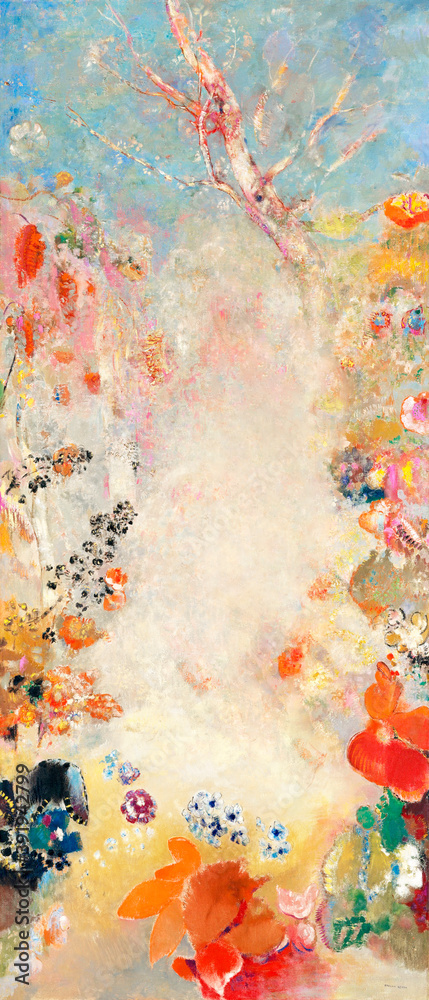 Pandora (1914) by Odilon Redon. Original from The MET museum. Digitally ...