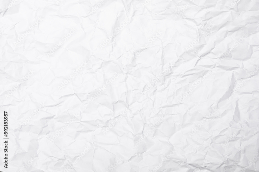 White crumpled paper texture background. White wrinkled paper texture ...