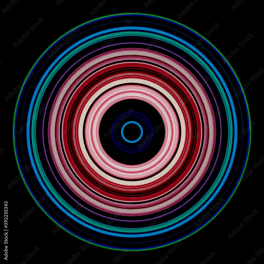 Geometry Circular abstract background for design artwork Stock ...