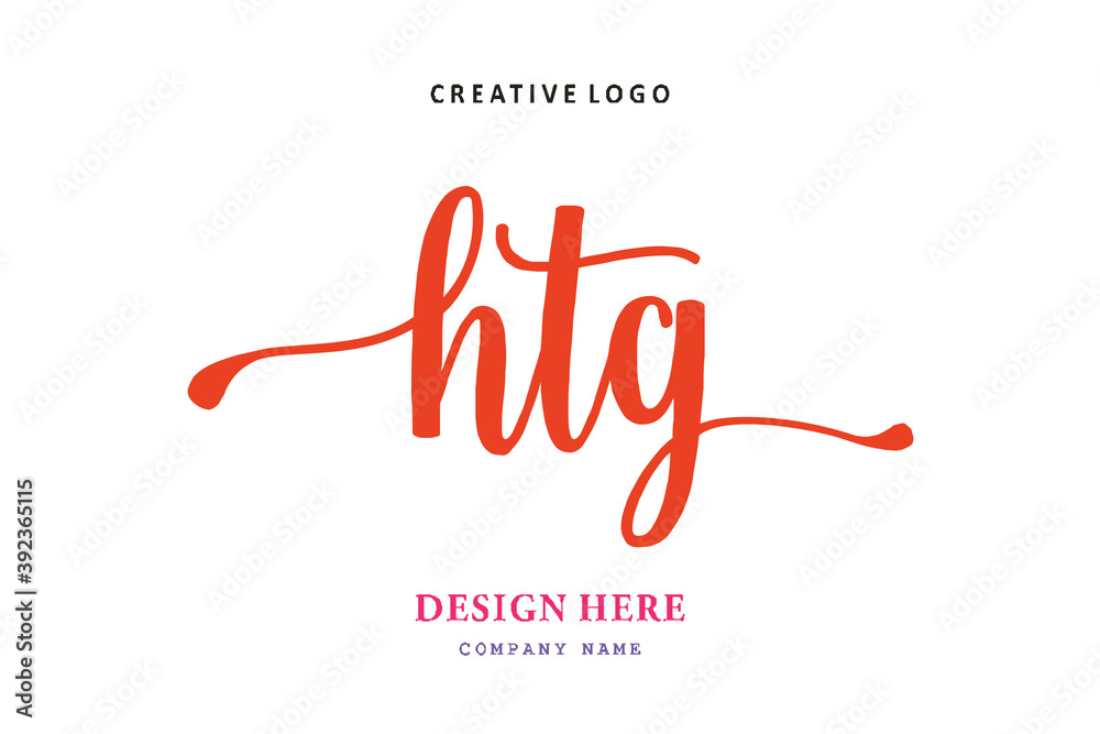 HTG lettering logo is simple, easy to understand and authoritative ...